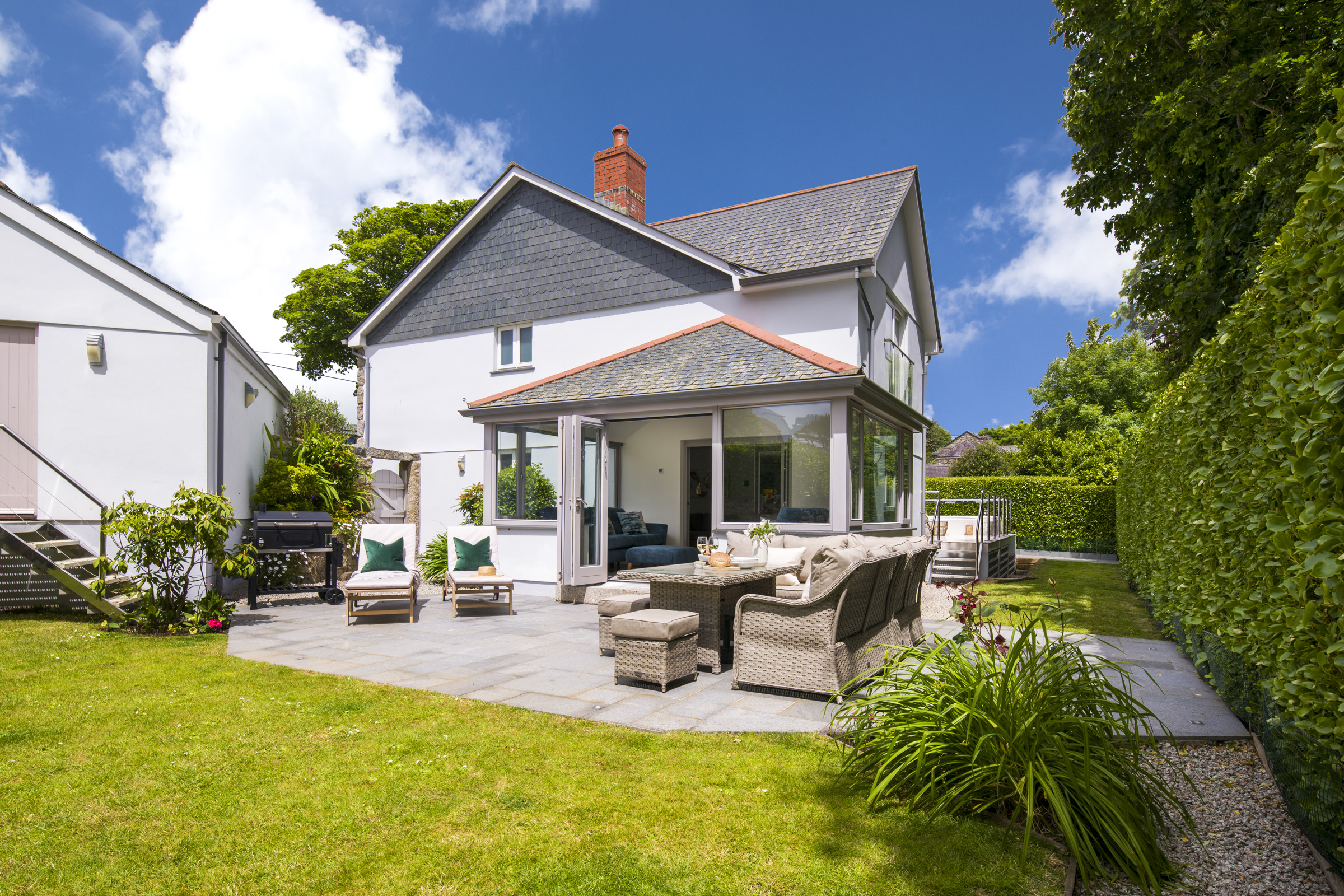 Bryher Garden | Large holiday home Mousehole | Forever Cornwall